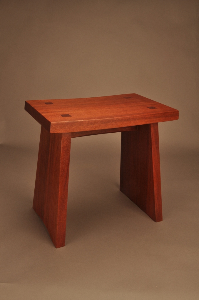 Japanese Inspired Stool - Phoebe Everill - Furniture Maker