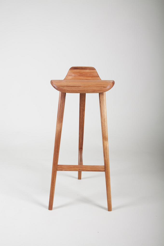 Trio of Saddleback Stools - Phoebe Everill - Furniture Maker