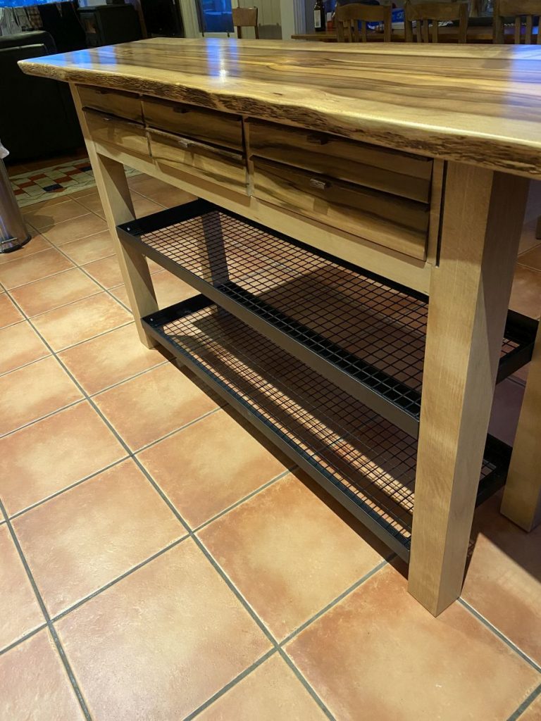 Kitchen Island Bench - Phoebe Everill - Furniture Maker