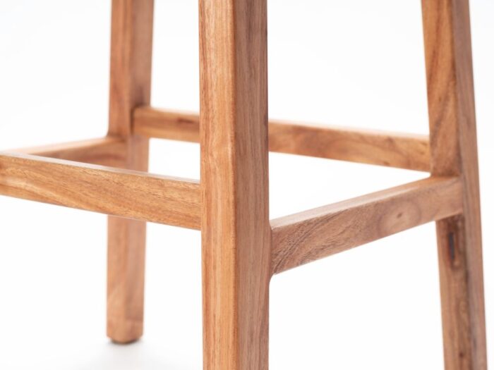 Hannah Stool - Danish paper cord and local acacia - Phoebe Everill